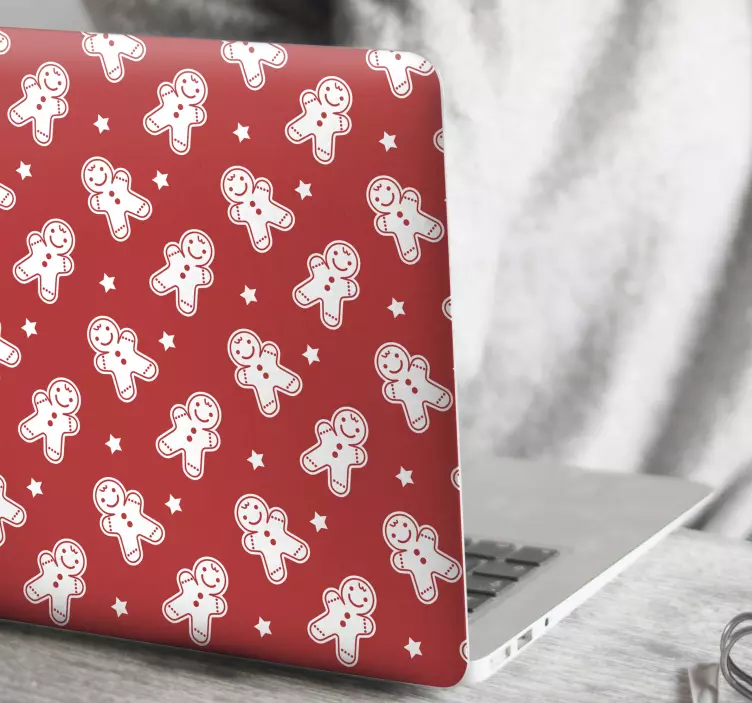 Skórka na laptopa Ciastka świąteczne - TenStickers