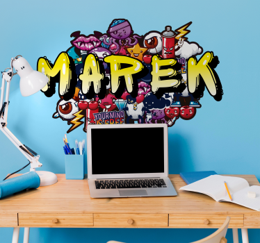 Naklejki na ścianę urban miasto - TenStickers